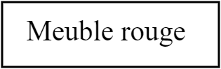 Meuble rouge