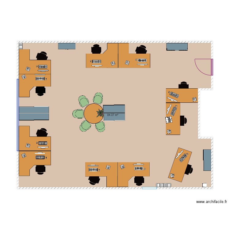plateau - Plan dessiné par eliseg