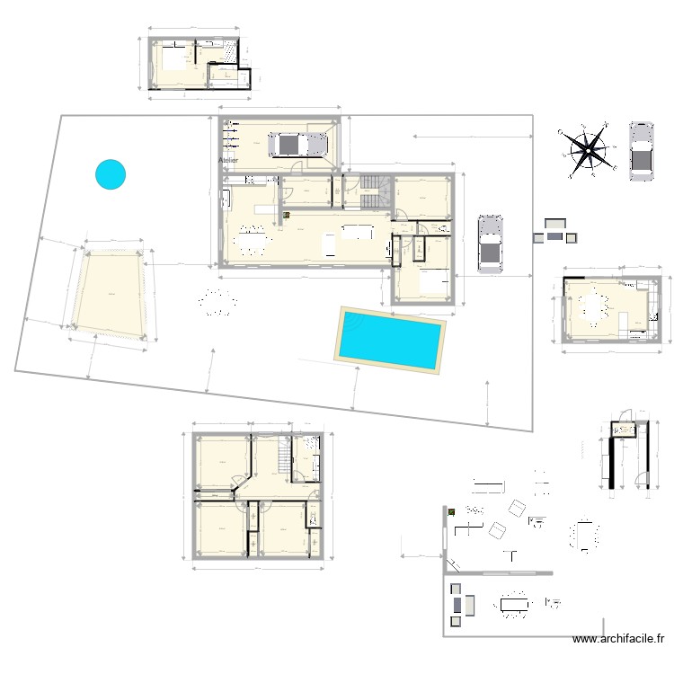 Plan implantation ensemble V2 - Plan dessiné par vpdp38