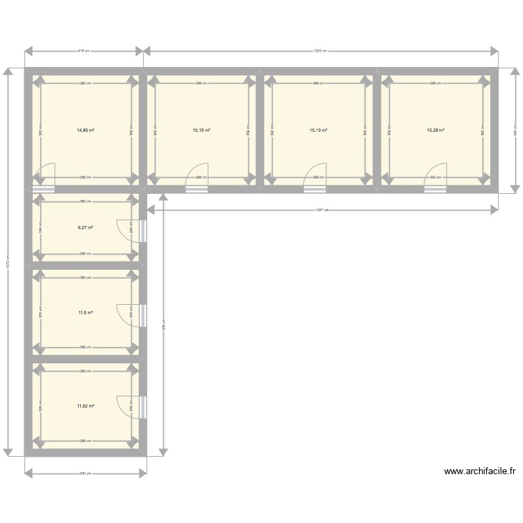 habitation - Plan dessiné par ALIEDUBONBON