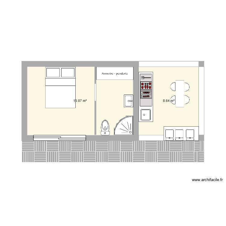 pool housse - Plan dessiné par charlesetlea