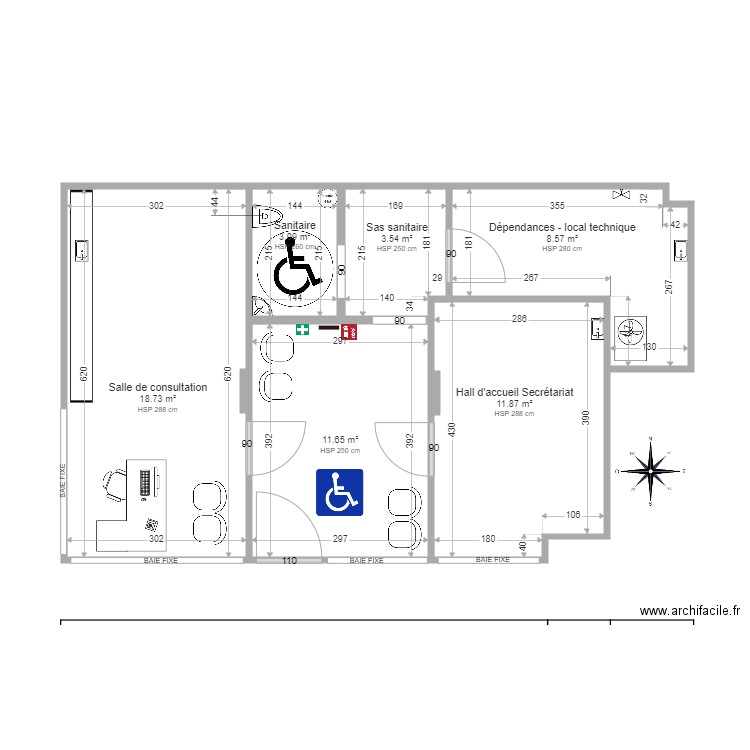 PLAN CABINET v10 - Plan dessiné par alex741