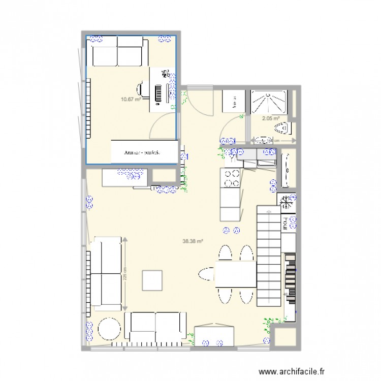 Appartement to be v10 - Plan dessiné par SebastienBE92