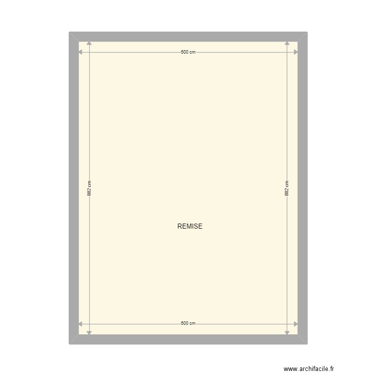 Plan – REMISE – Par PLEBAS ️ | ArchiFacile