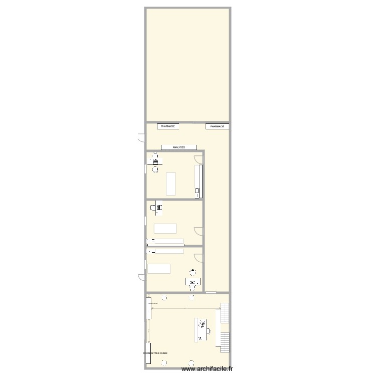 Plan – Clinique – Par jade78600 ️ | ArchiFacile