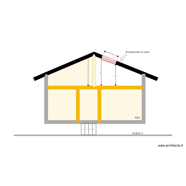 plan coupe maison - Plan dessiné par SASA3006