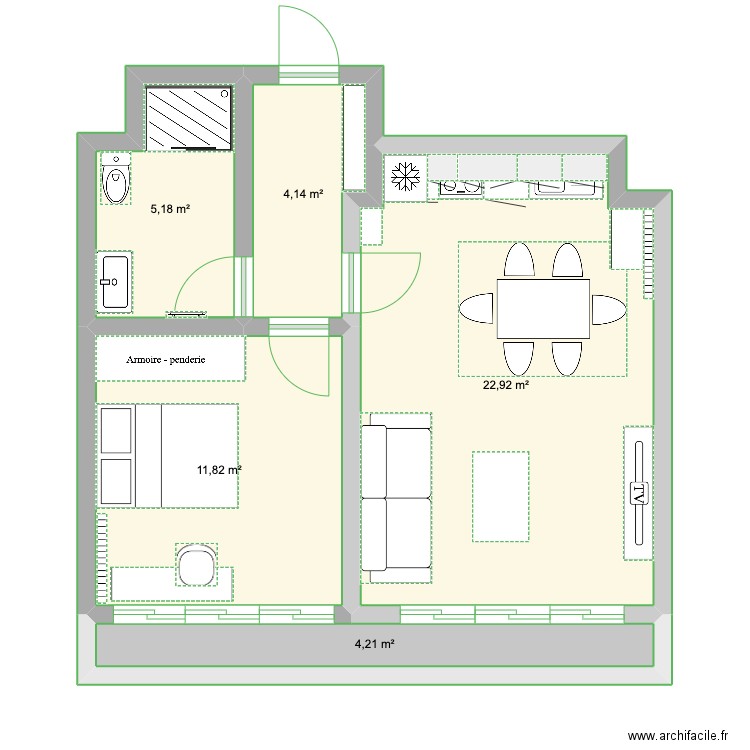 buffet - Plan dessiné par emsv98