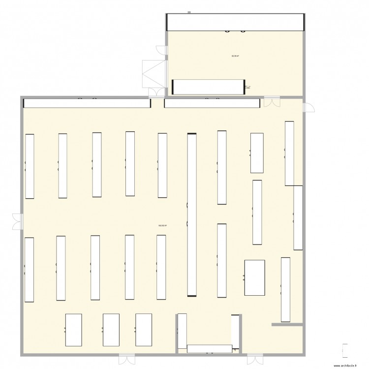 Plan – plan magasin – Par Bouboule62260 ️ | ArchiFacile