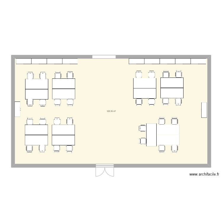 PLAN OPEN SPACE AP - Plan dessiné par LISAGRDVR