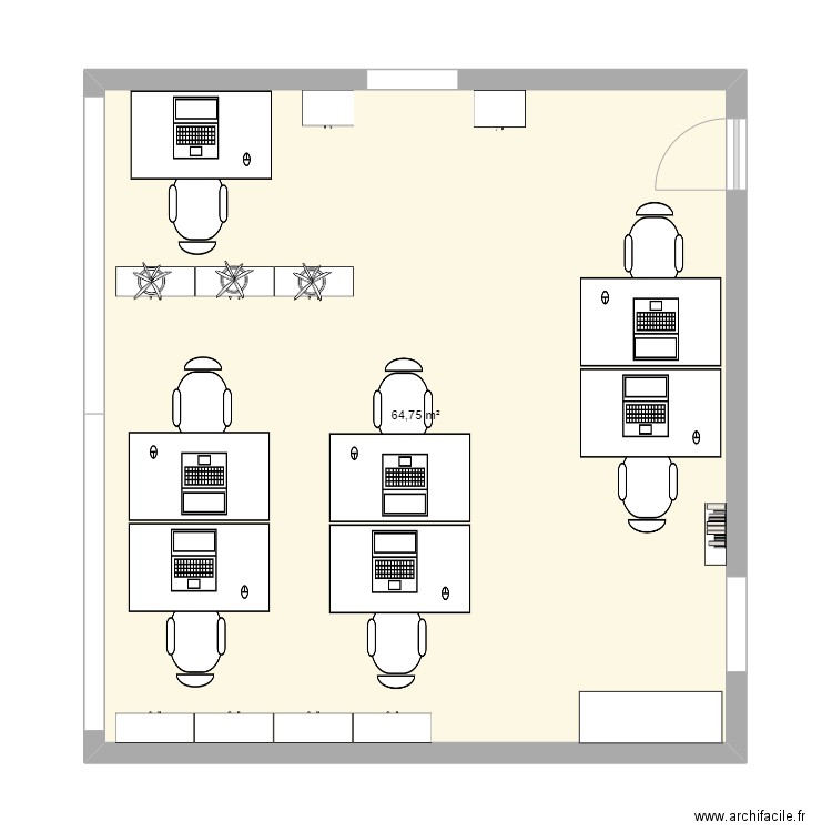 bureau2 - Plan dessiné par NewProject2023