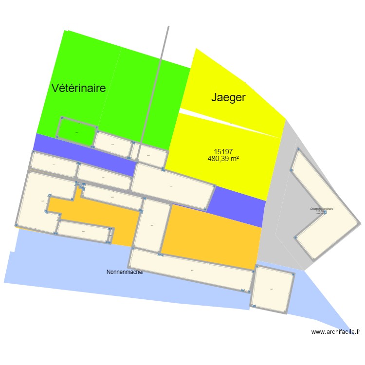 Plan ensemble - Plan 15 pièces 1326 m2 dessiné par ArnoH911