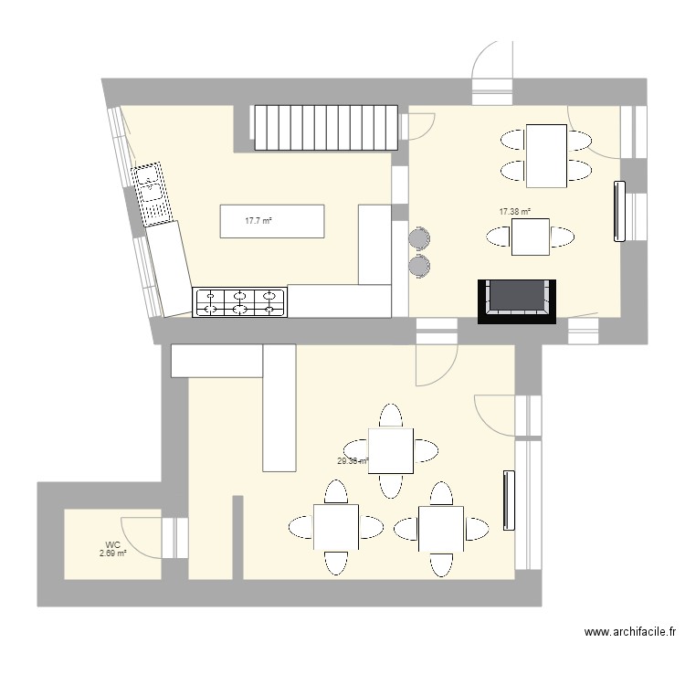 resto - Plan dessiné par tomtometdidie
