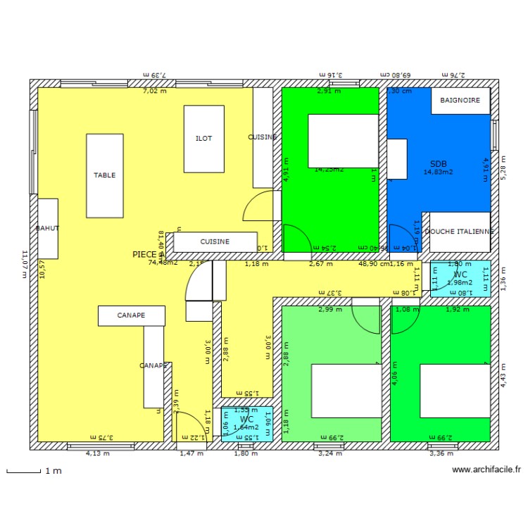 Plan – MAISON LOFT – Par nyko88 ️ | ArchiFacile