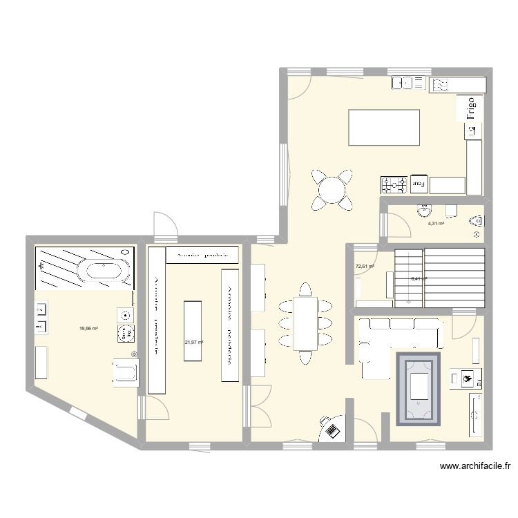 GRAND RENG - Plan dessiné par michaelamelie
