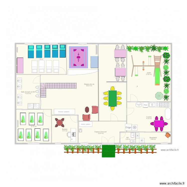 Crèche 13112022 - Plan dessiné par osital