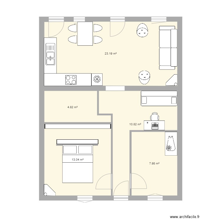 Plan V3 Projet - Plan dessiné par Mad MAGA