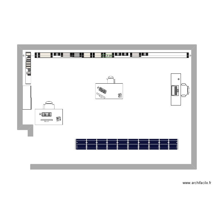 nouveau plan bureau - Plan dessiné par HNiago