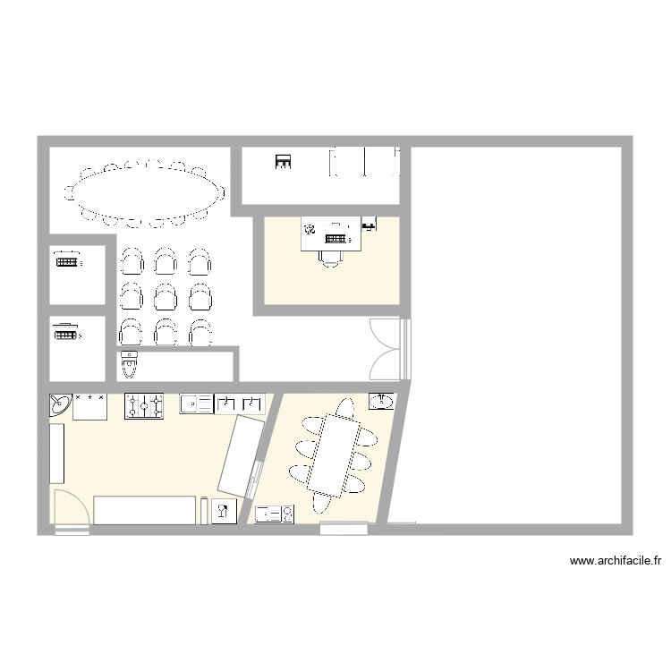 CRUZ ROJA - Plan dessiné par Cosette Romo