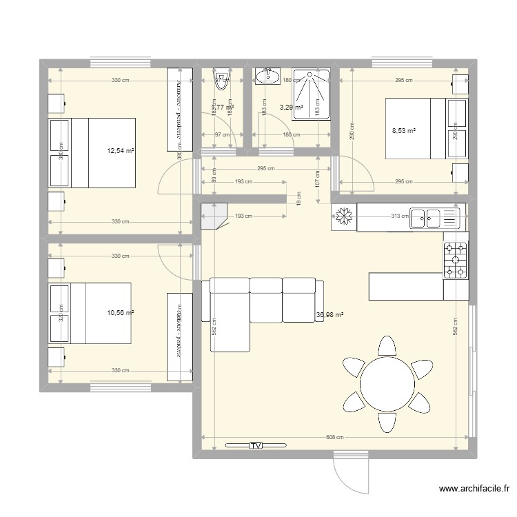 Plan M1 - Plan dessiné par Damaur97