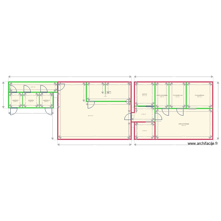 Plan – fromagerie beaudoin – Par MORELFROID ️ | ArchiFacile