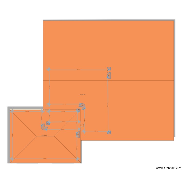 castres - Plan dessiné par ircam
