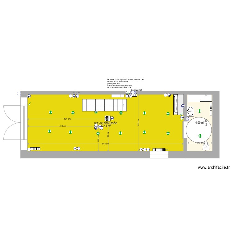 maison des projets technique - Plan dessiné par maison des projets