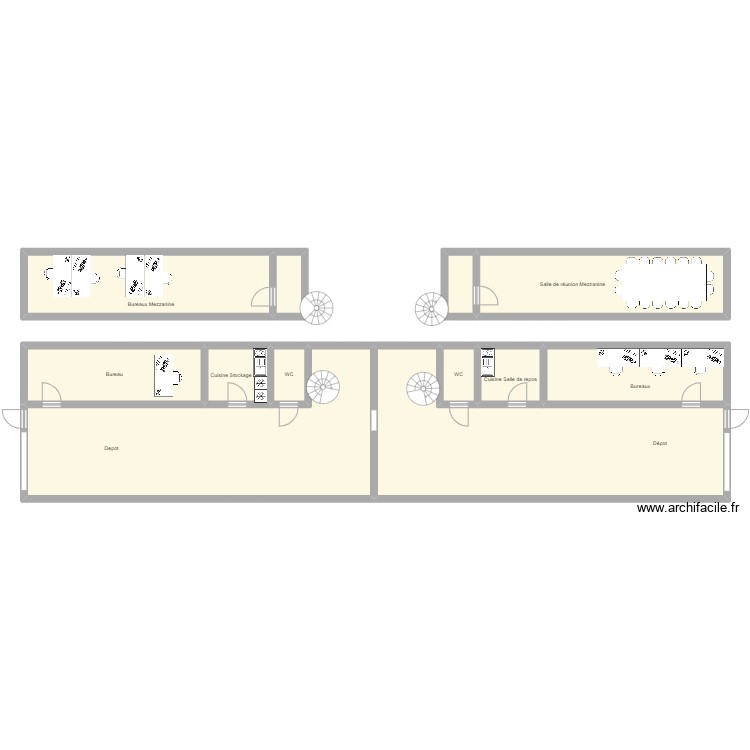 Plan – Plan locaux V1 – Par MarBioPropre ️ | ArchiFacile