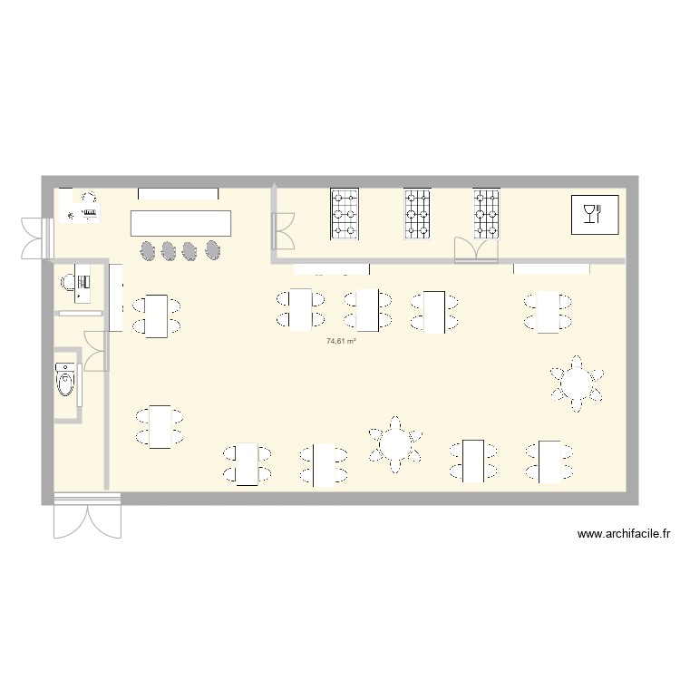 Plan – plan restaurant – Par picou91 ️ | ArchiFacile