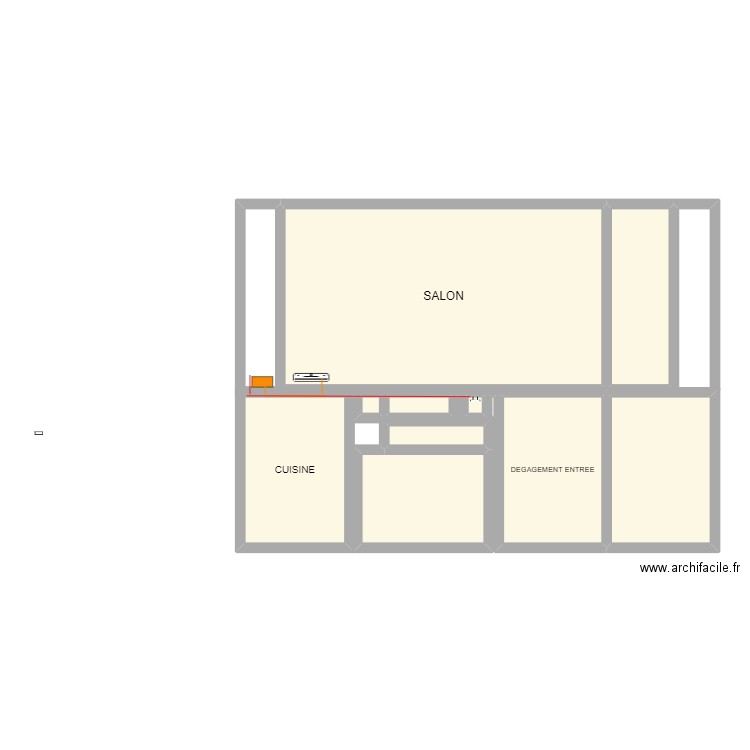 APPT MEYLAN EXERTIER - Plan 10 pièces 103 m2 dessiné par seb38470