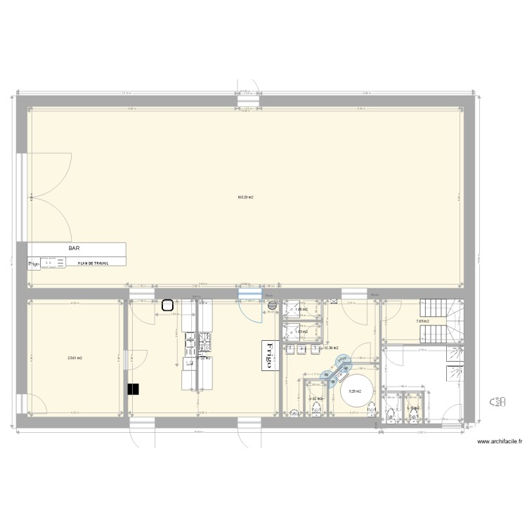SALLE DE RECEPTION modifié 2 - Plan dessiné par nalasaly