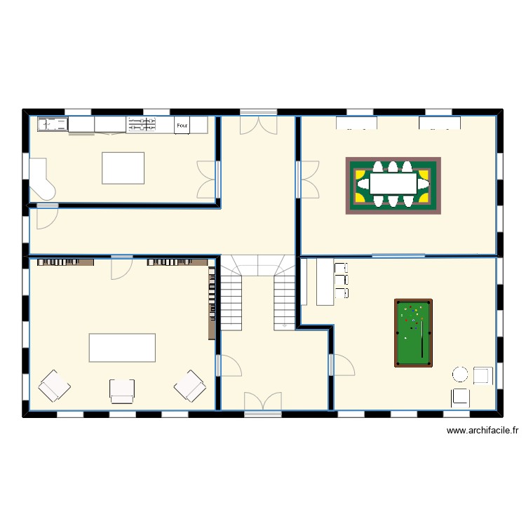 plan manoir - Plan dessiné par AlexThunder