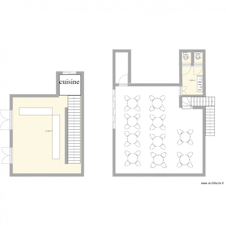 Plan – resto – Par medbnh ️ | ArchiFacile