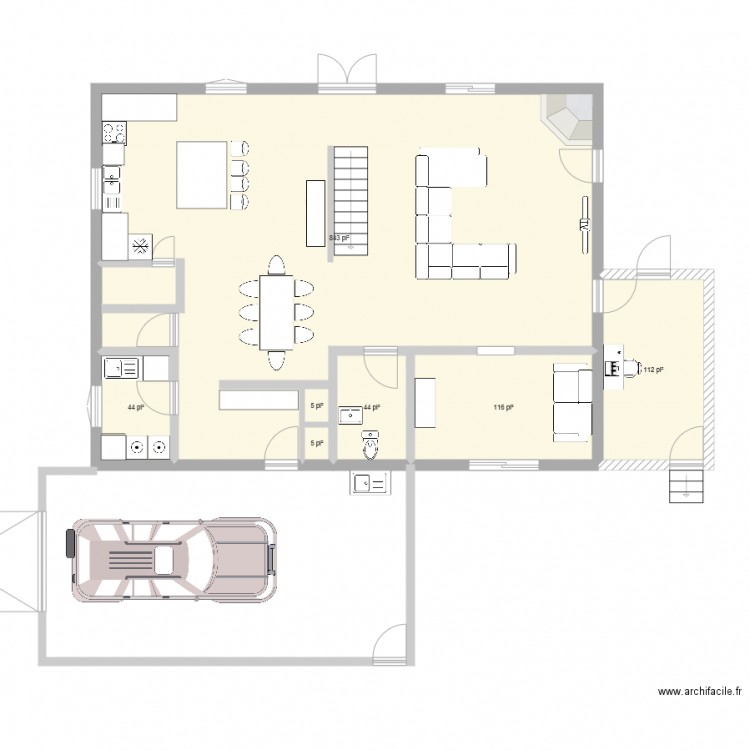 mmm - Plan dessiné par michelllle