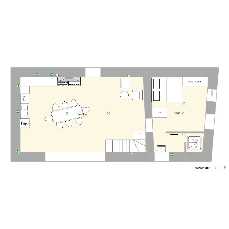 Plan RDC - Plan dessiné par stephkl