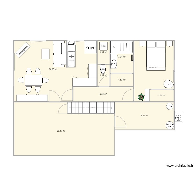 Plan – maison fada – Par dav69 ️ | ArchiFacile