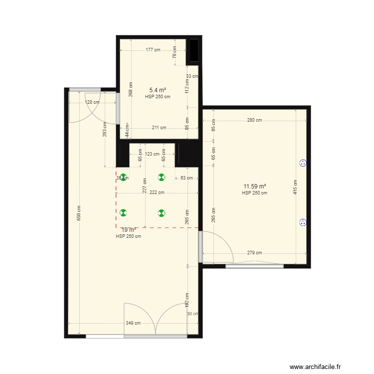 PLAN T2 BONDY - Plan dessiné par ENRAS