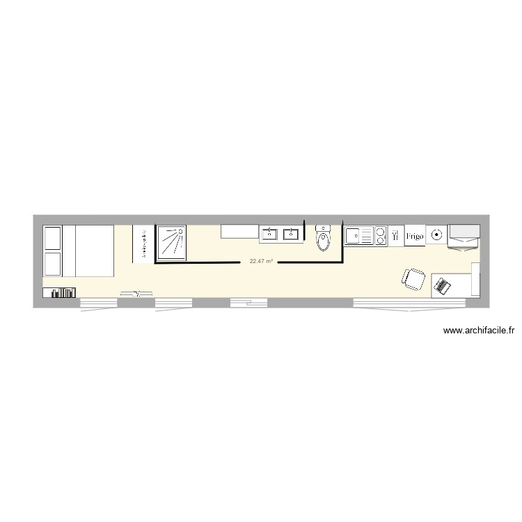 Conteneur - Plan dessiné par ElianeChaigneau