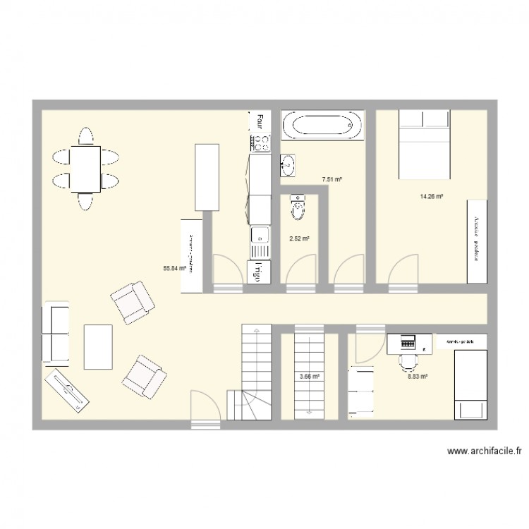 Plan 2D RDC JOLY - Plan dessiné par mmellouk