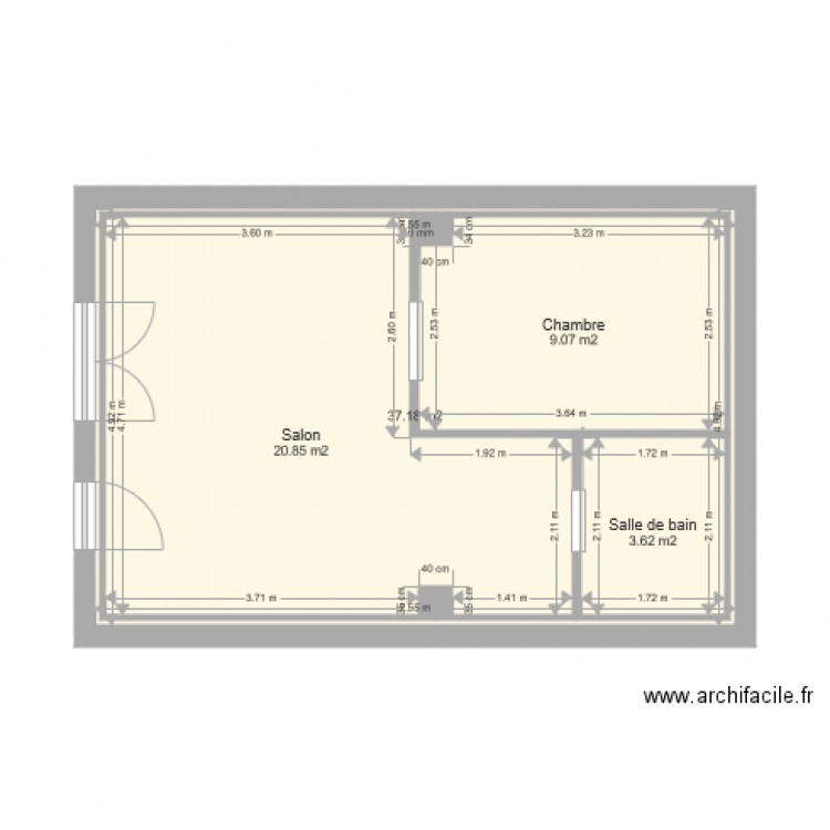 cote - Plan dessiné par octobrerouge