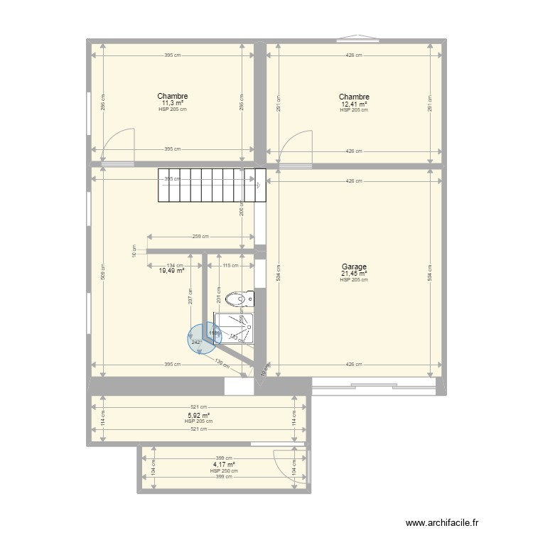 Sous Sol - Plan dessiné par operrot77