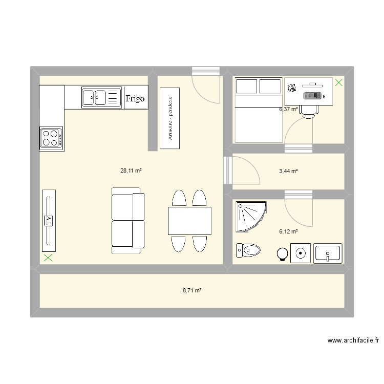 Rêve - Plan dessiné par Fano Paradowski