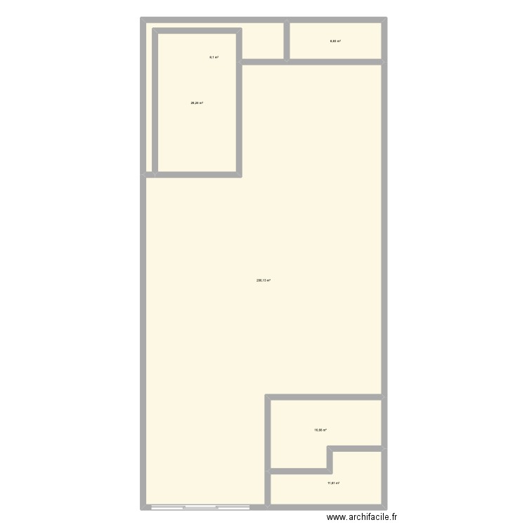 SIMALU - Plan 6 pièces 280 m2 dessiné par emmabnd
