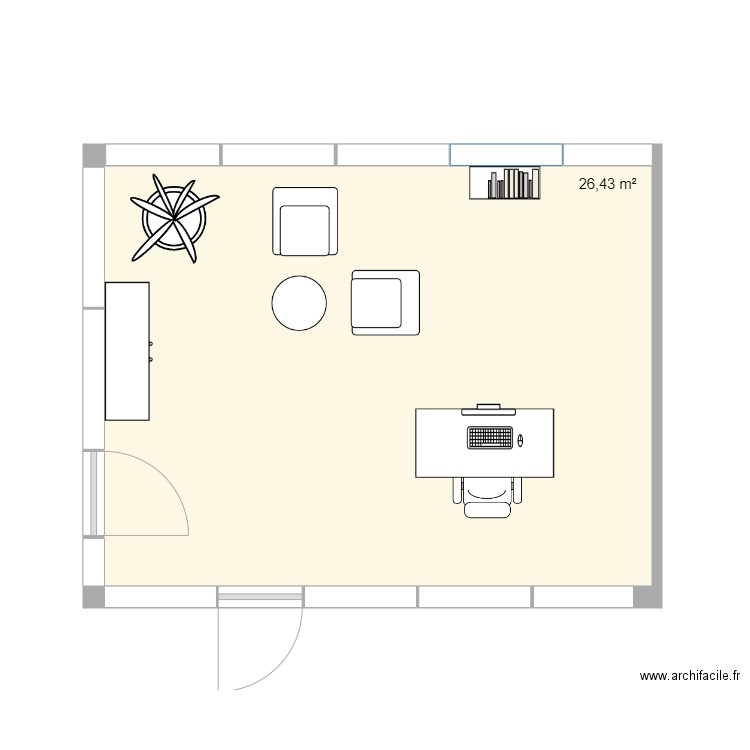 Bureau APD - Plan dessiné par Alexpopo24
