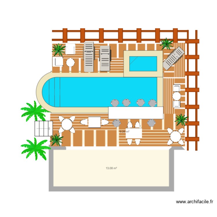 Piscine Modele 1 - Plan dessiné par DianS