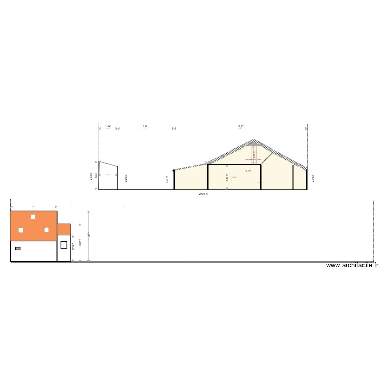 plan de coupe exemple - Plan dessiné par obdigitzl