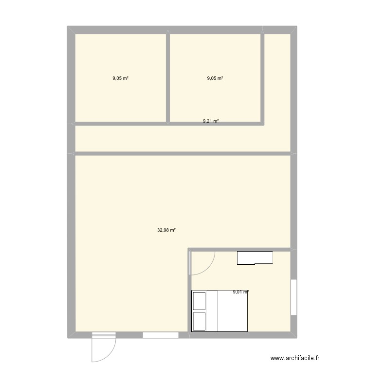 Épreuve commune - Plan dessiné par Lila Rahab