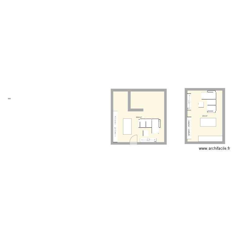 Appart marc - Plan dessiné par cobryn9