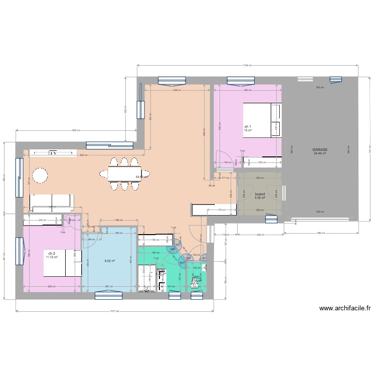 Sainte Anne - Plan dessiné par emmajo56