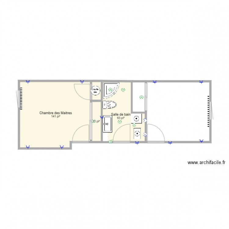 plan sous sol - Plan dessiné par mgagne2001