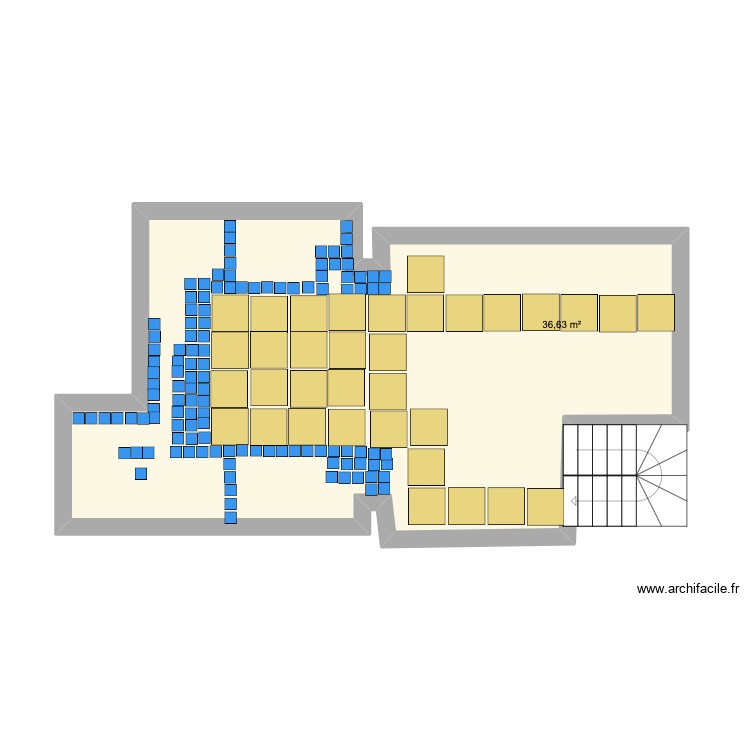 Plan – Rez de jardin calepinage – Par Donostia ️ | ArchiFacile